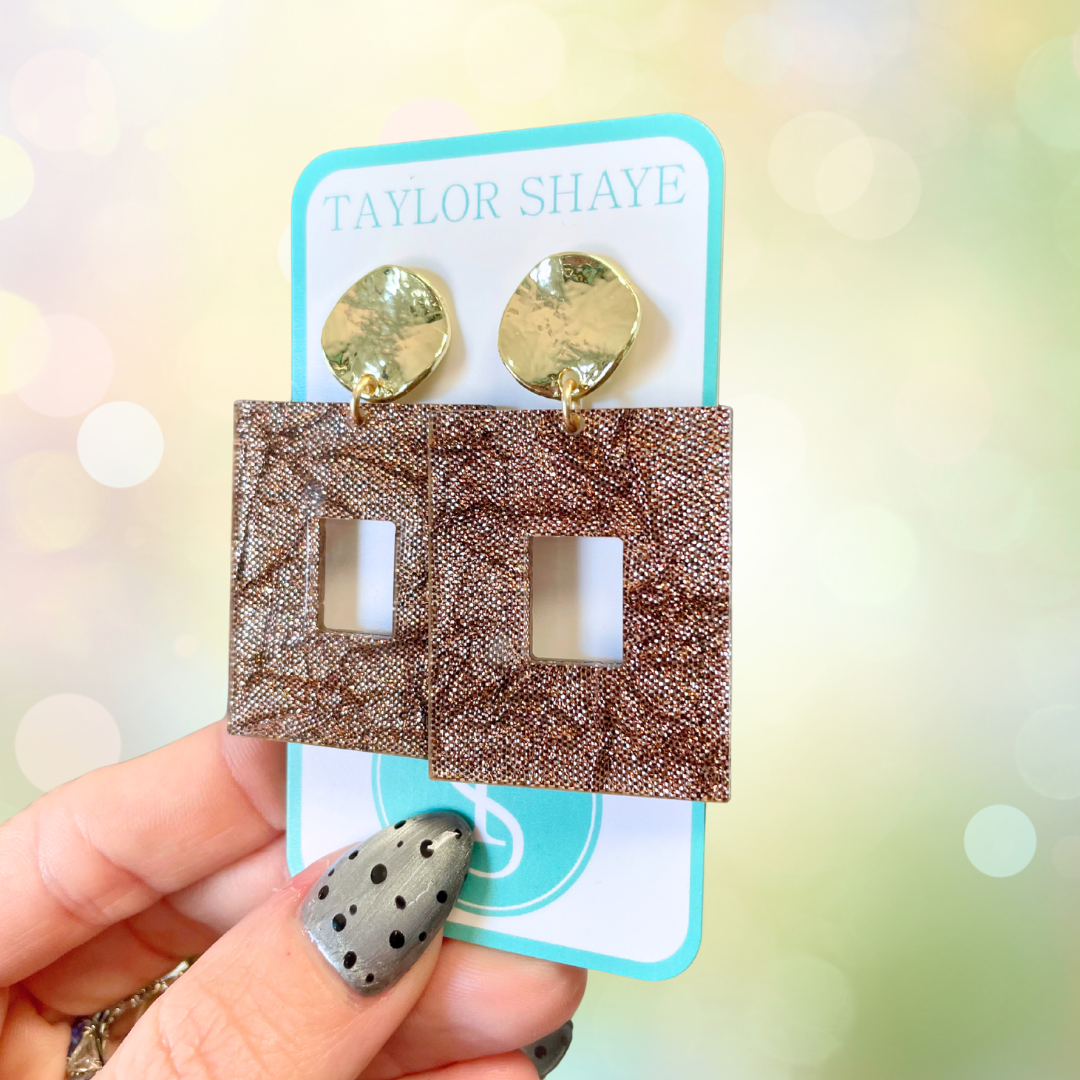 Brown Shimmer Mini Naomi – Taylor Shaye Designs