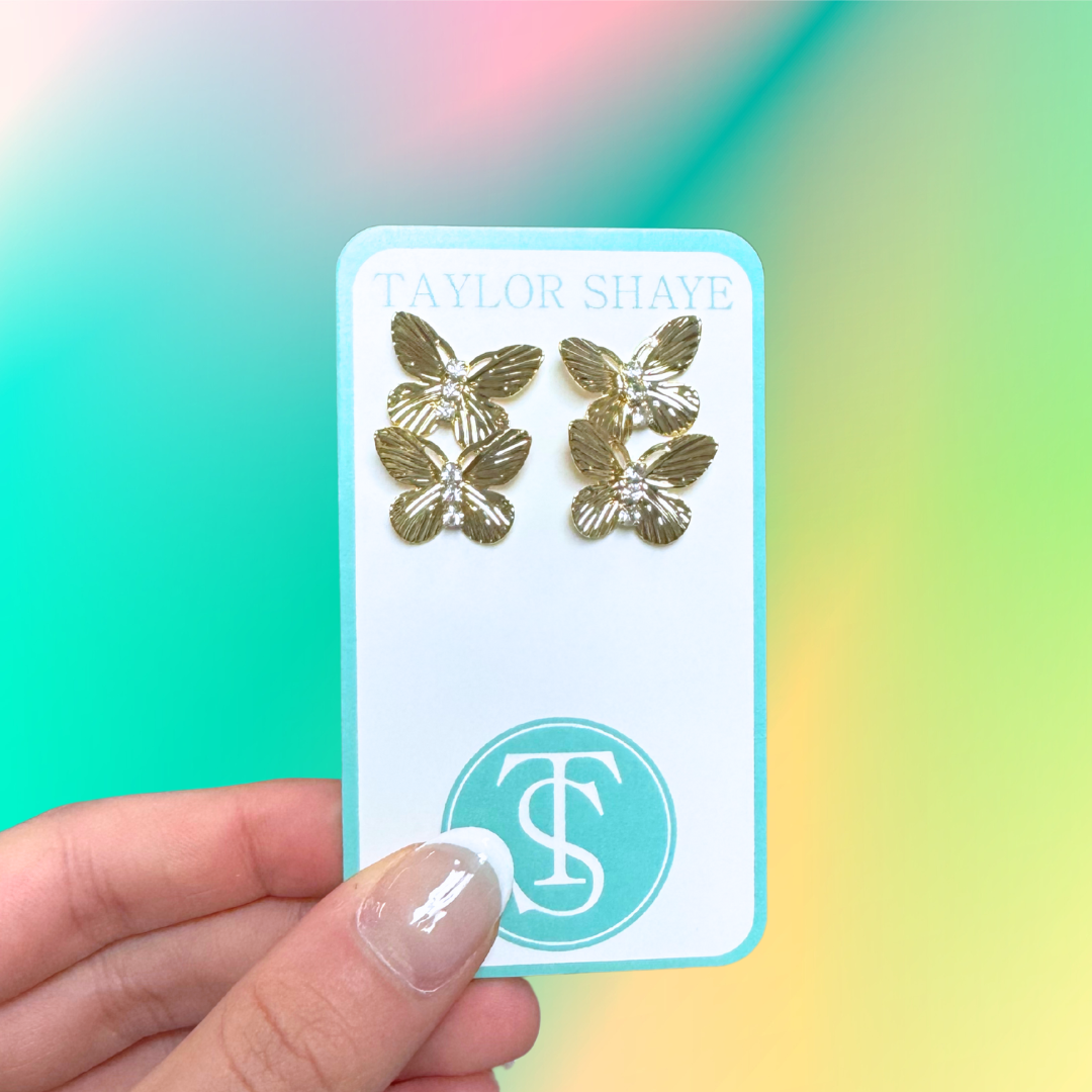 Adeline Double Butterfly – Taylor Shaye Designs