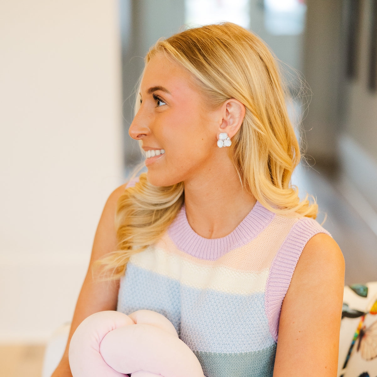 Nora Gem Studs – Taylor Shaye Designs