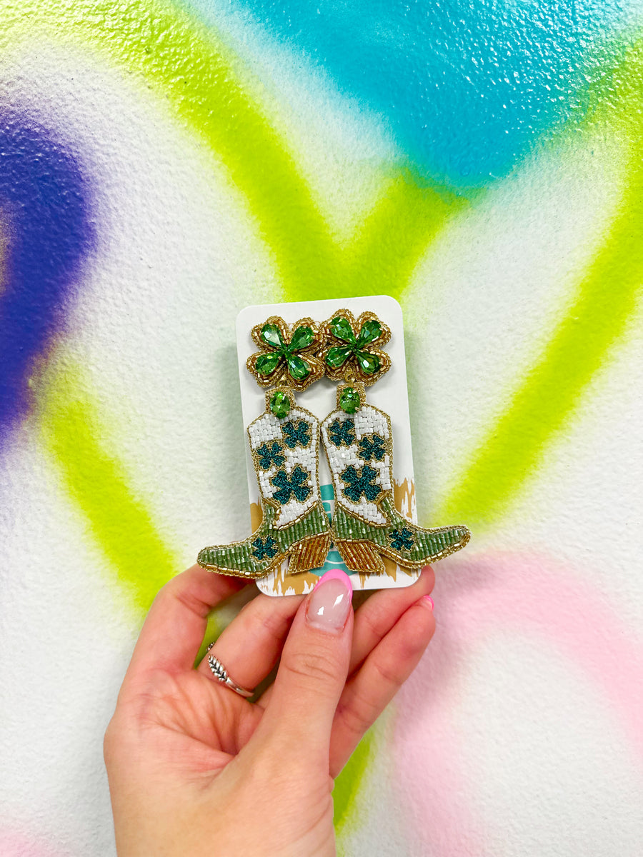 St. Patty Beaded Boots – Taylor Shaye Designs