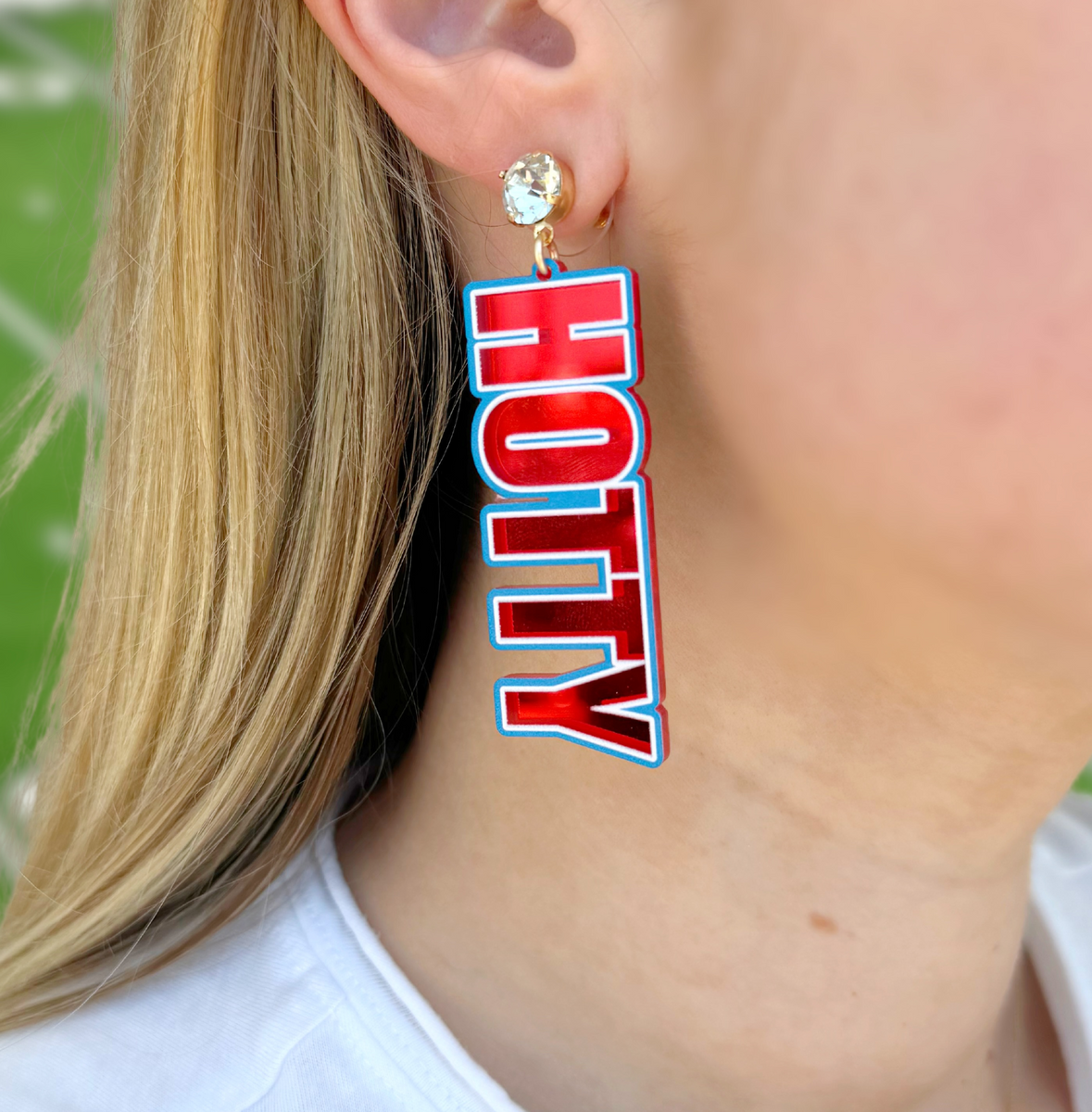 Ole Miss Hotty Toddy Drops – Taylor Shaye Designs