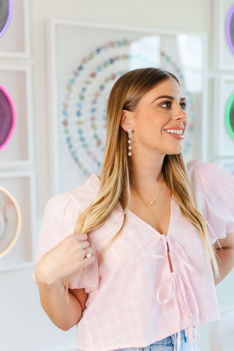 Sarah Pearl Drops – Taylor Shaye Designs