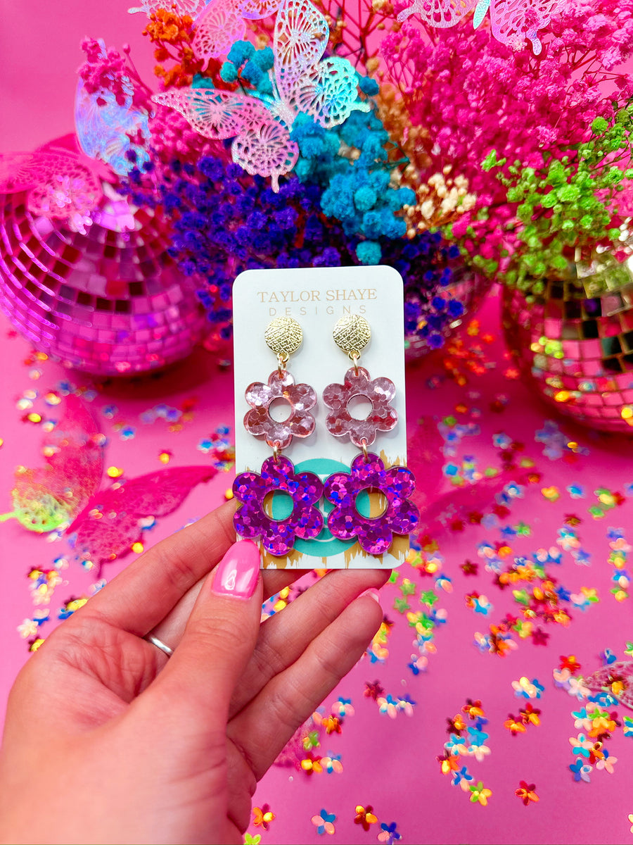 Gabriella Flower Drops – Taylor Shaye Designs