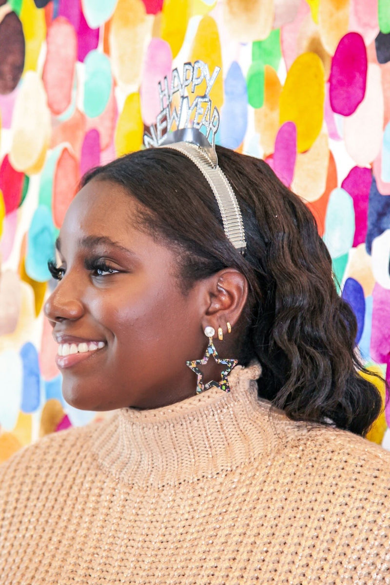 Midnight Flake Star Drops – Taylor Shaye Designs