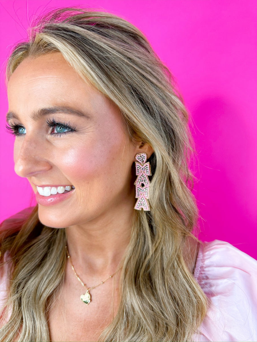 MAMA Beaded Earrings – Taylor Shaye Designs