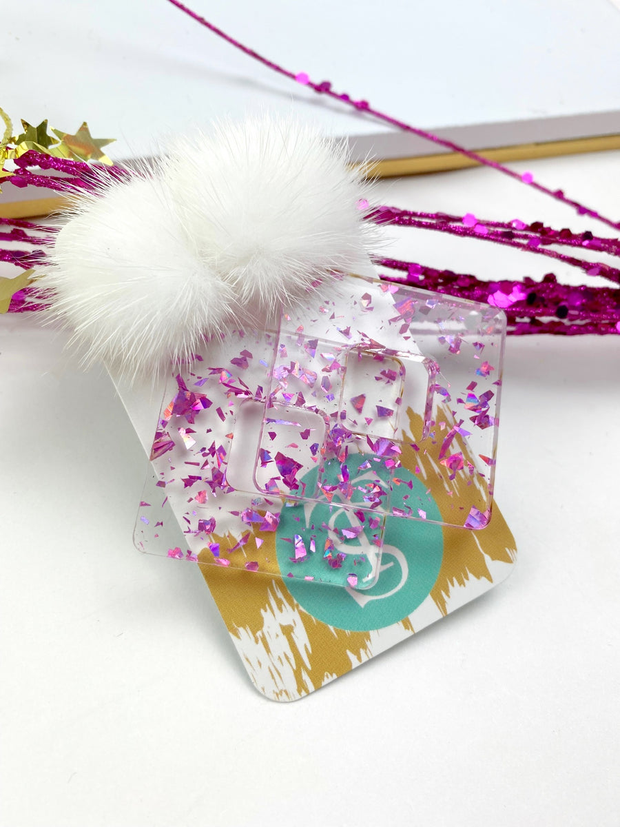 Acrylic Flake Diamond Drops – Taylor Shaye Designs