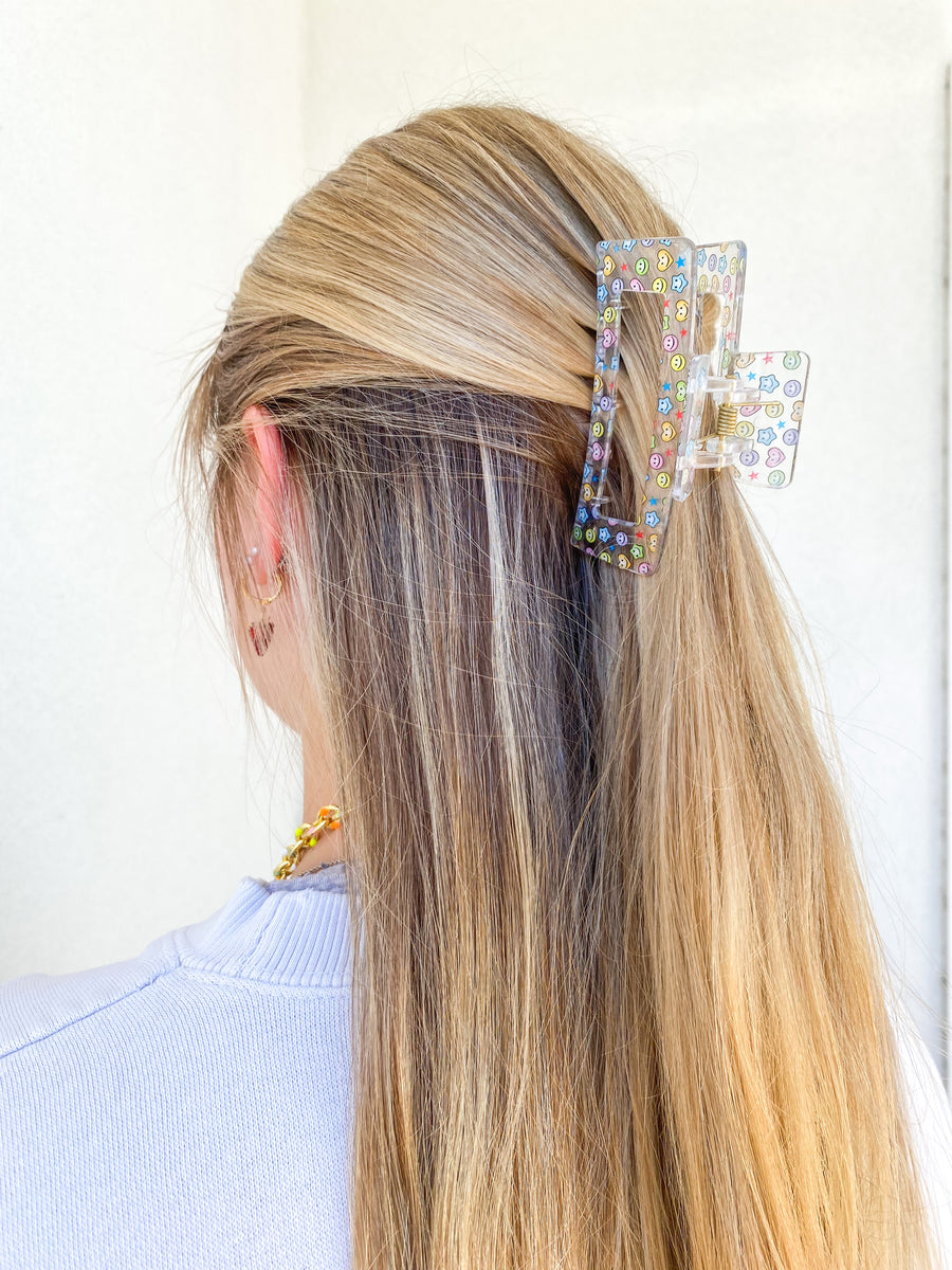 Smiley Face Hair Clip – Taylor Shaye Designs
